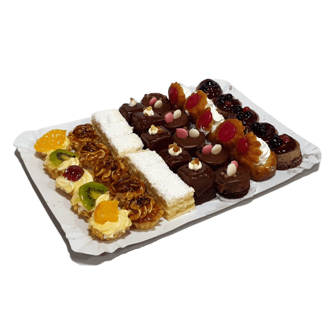 Mini prajituri asortate platou MARE – Piticot.ro