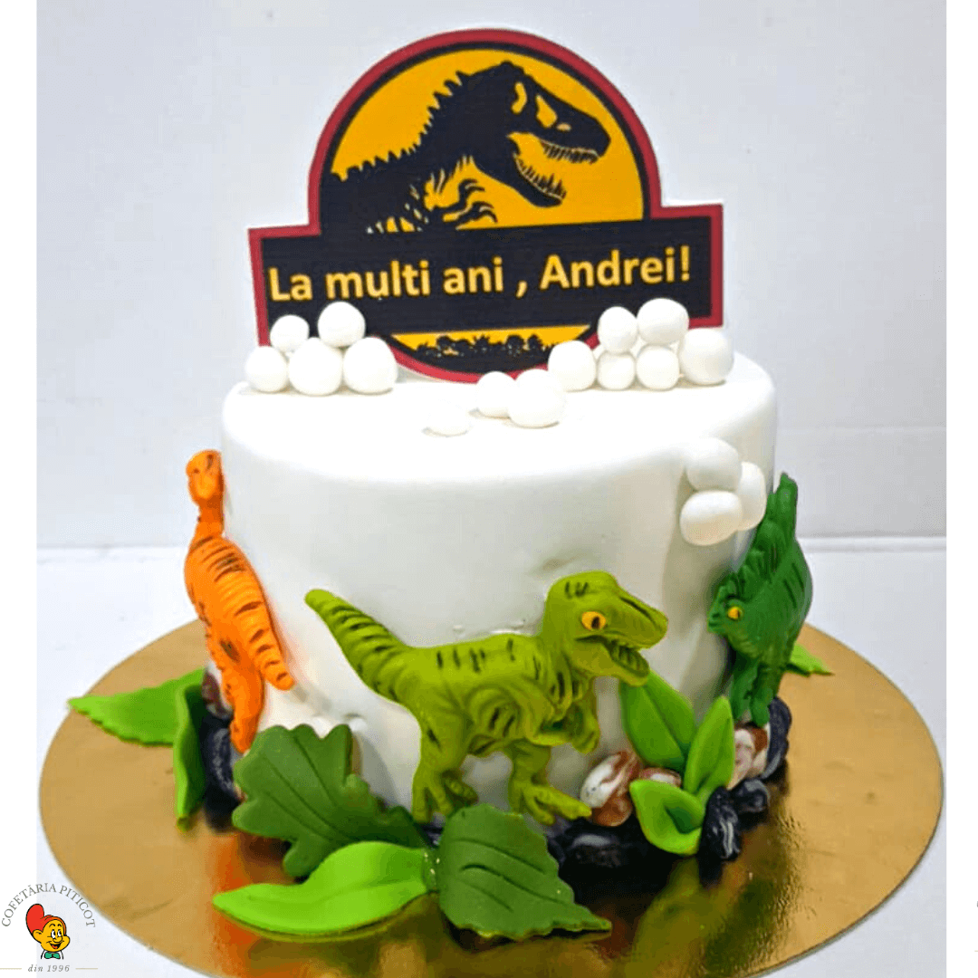 Tort cu Dinozauri cod TC 40 – Piticot.ro